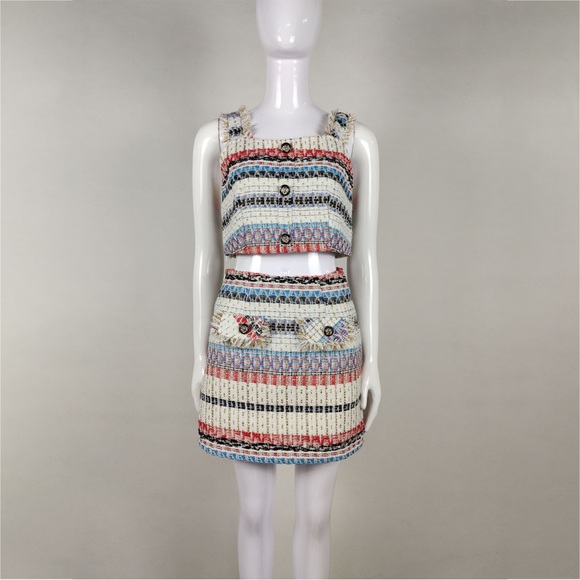 Excessive Behavior | Skirts | Mini Tweed 2 Piece Skirt Set | Poshmark